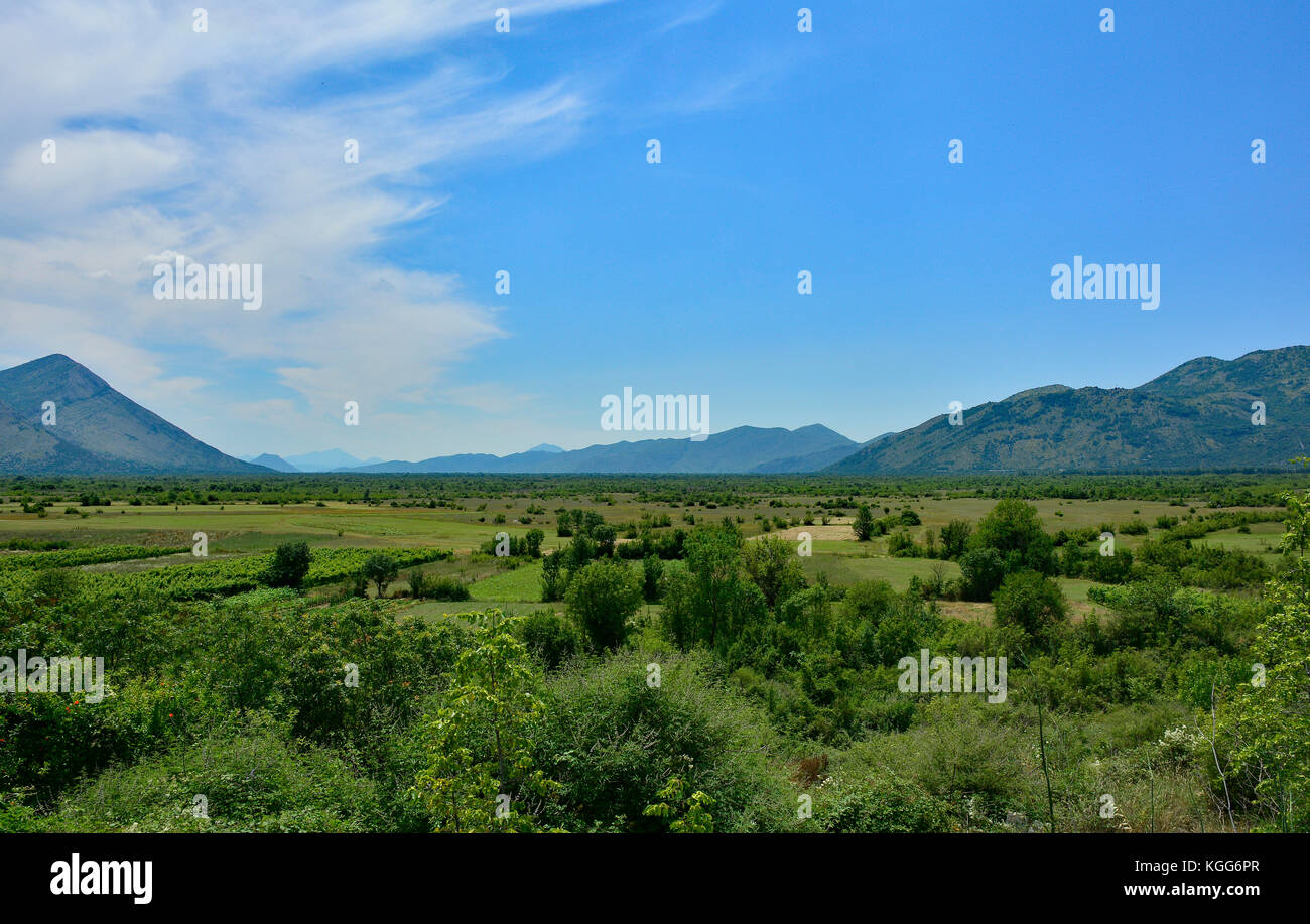 The landscape near the village of Dracevo in Republika Srpska, Bosnia ...