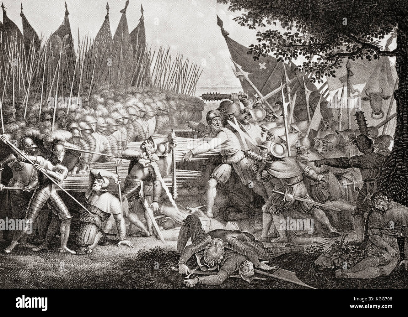 Arnold winkelried arnold von winkelried hi-res stock photography and ...