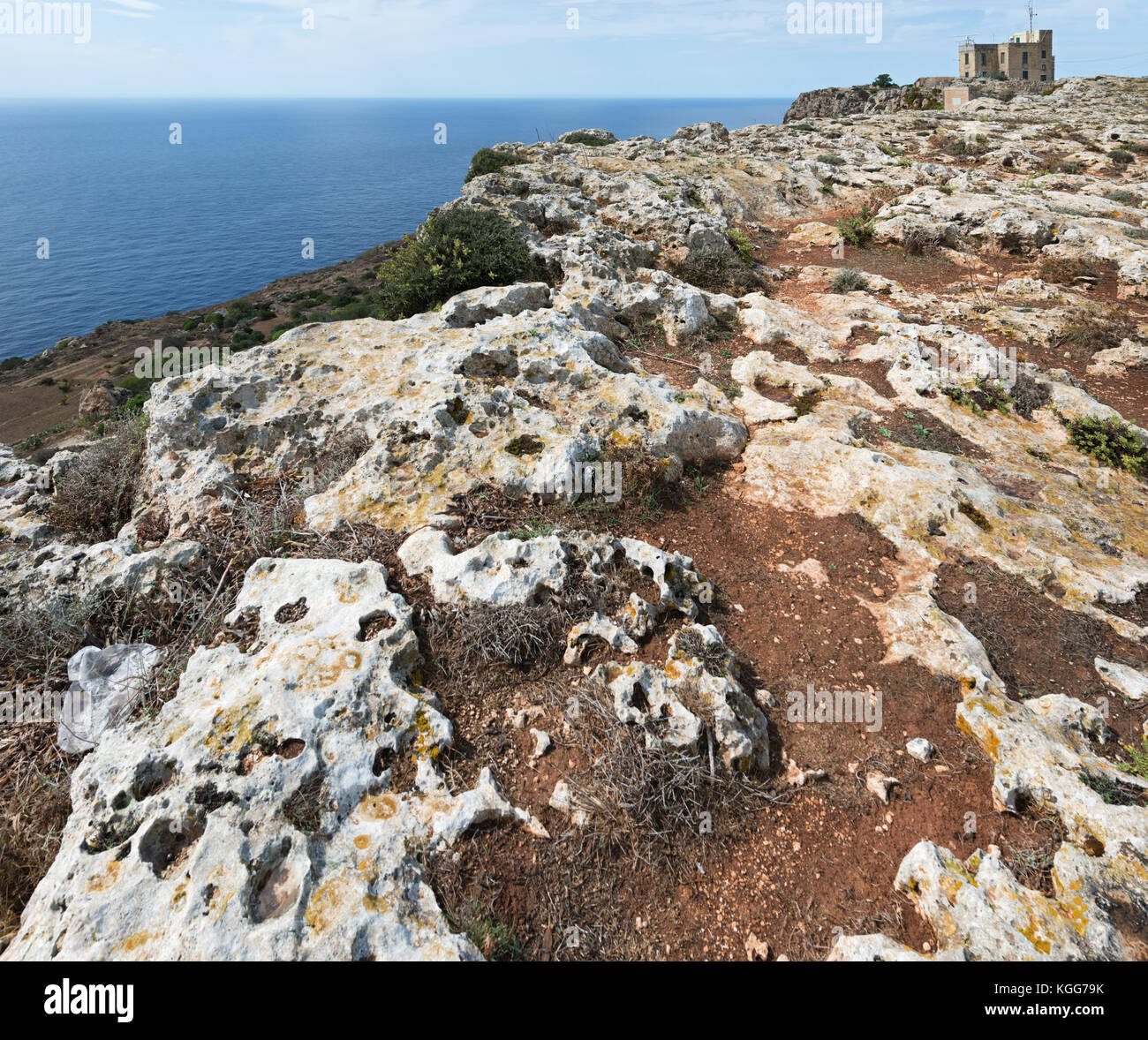 Coast of Malta. Dingli Cliffs Stock Photo - Alamy