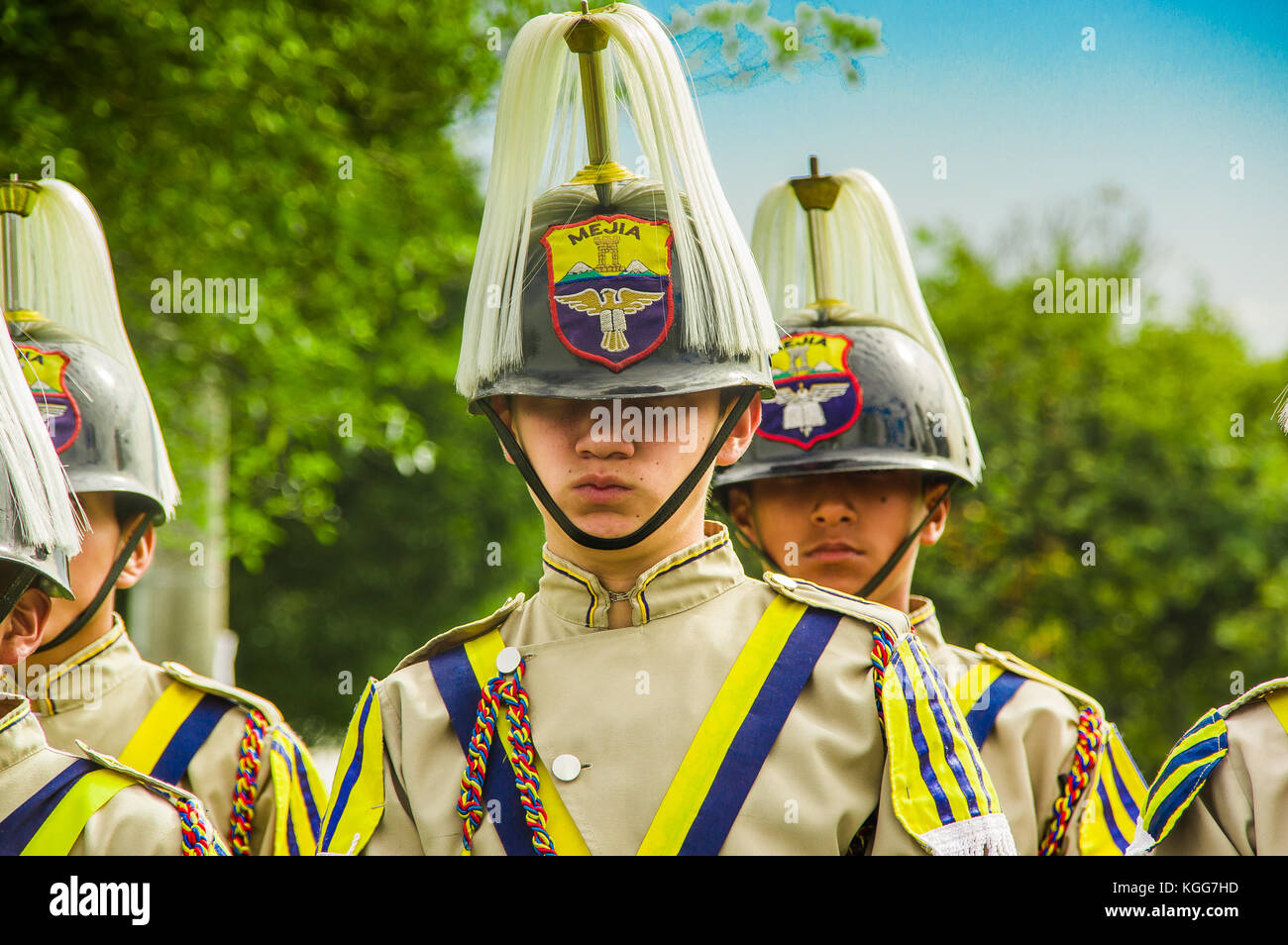 Ecuador school uniform hi-res stock photography and images - Alamy