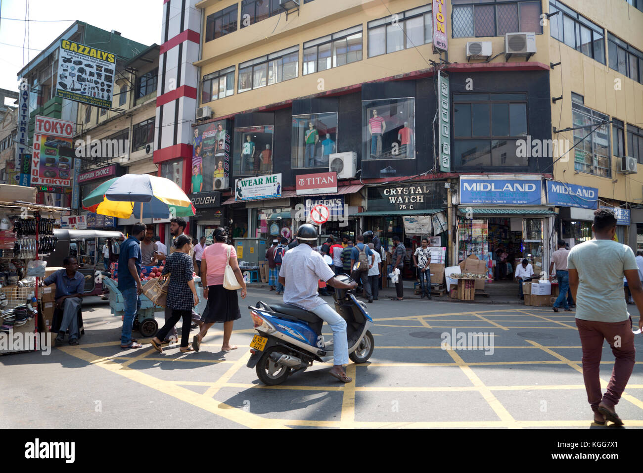 The Pettah Colombo Sri Lanka on the corner of Keyzer Street and First ...