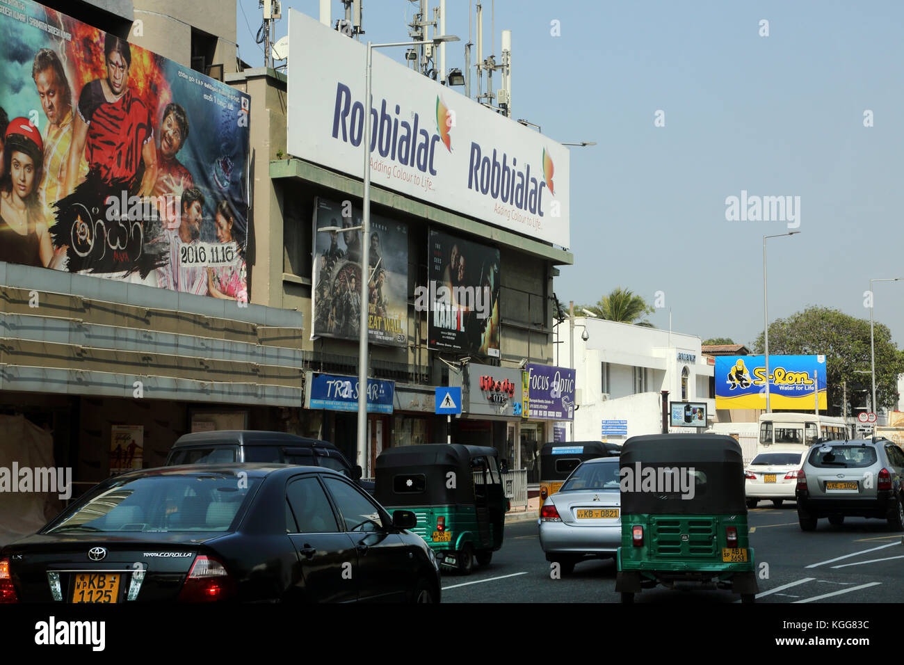 Colombo Sri Lanka Dharmapala Mawatha Street Scene Liberty Arcade Stock ...