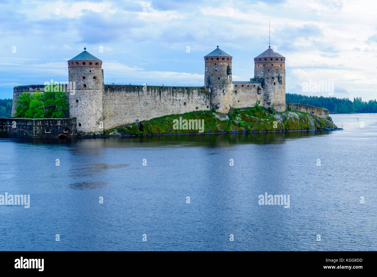 Olavinlinna medieval castle hi-res stock photography and images - Alamy