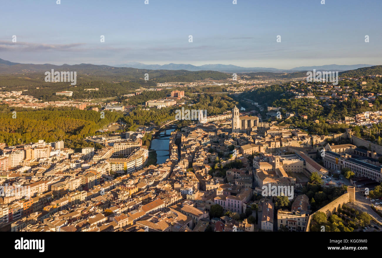 Aerial view girona province hi-res stock photography and images - Alamy