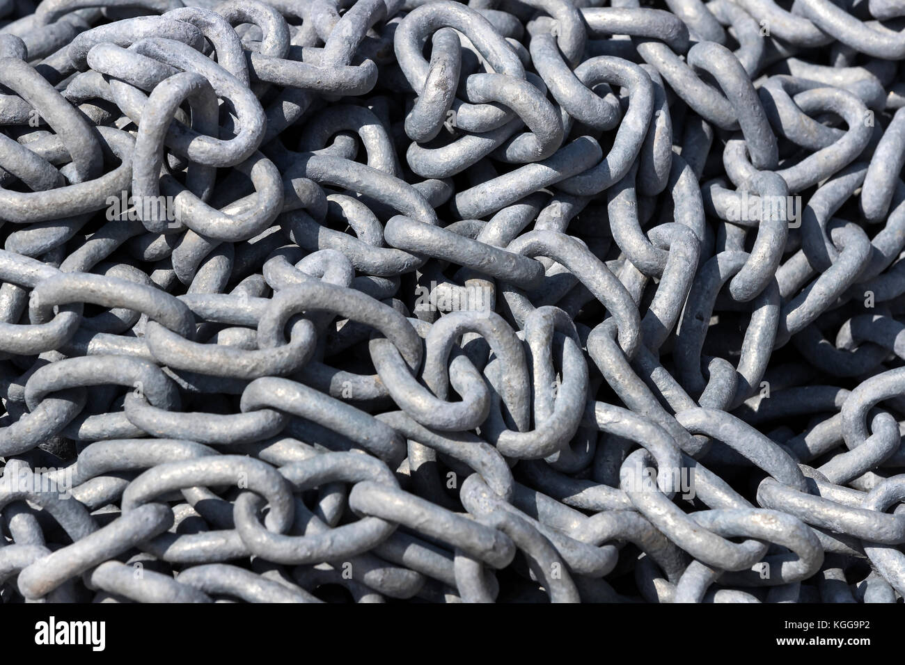 Background steel chain close up Stock Photo - Alamy