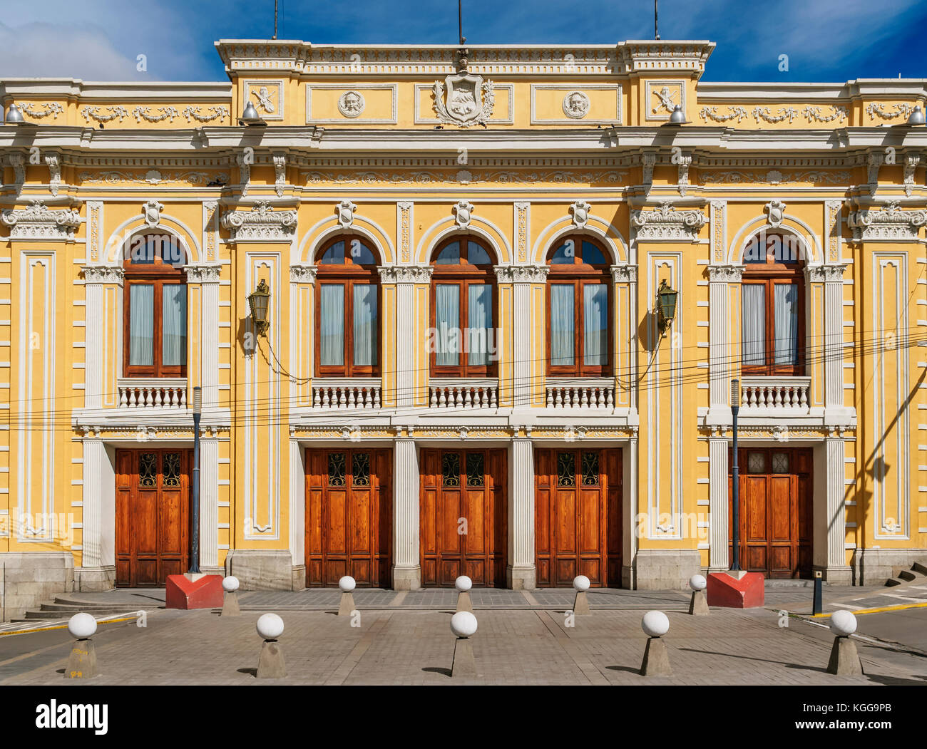 Alberto Saavedra Perez Municipal Theatre, Old Town, La Paz, Bolivia ...