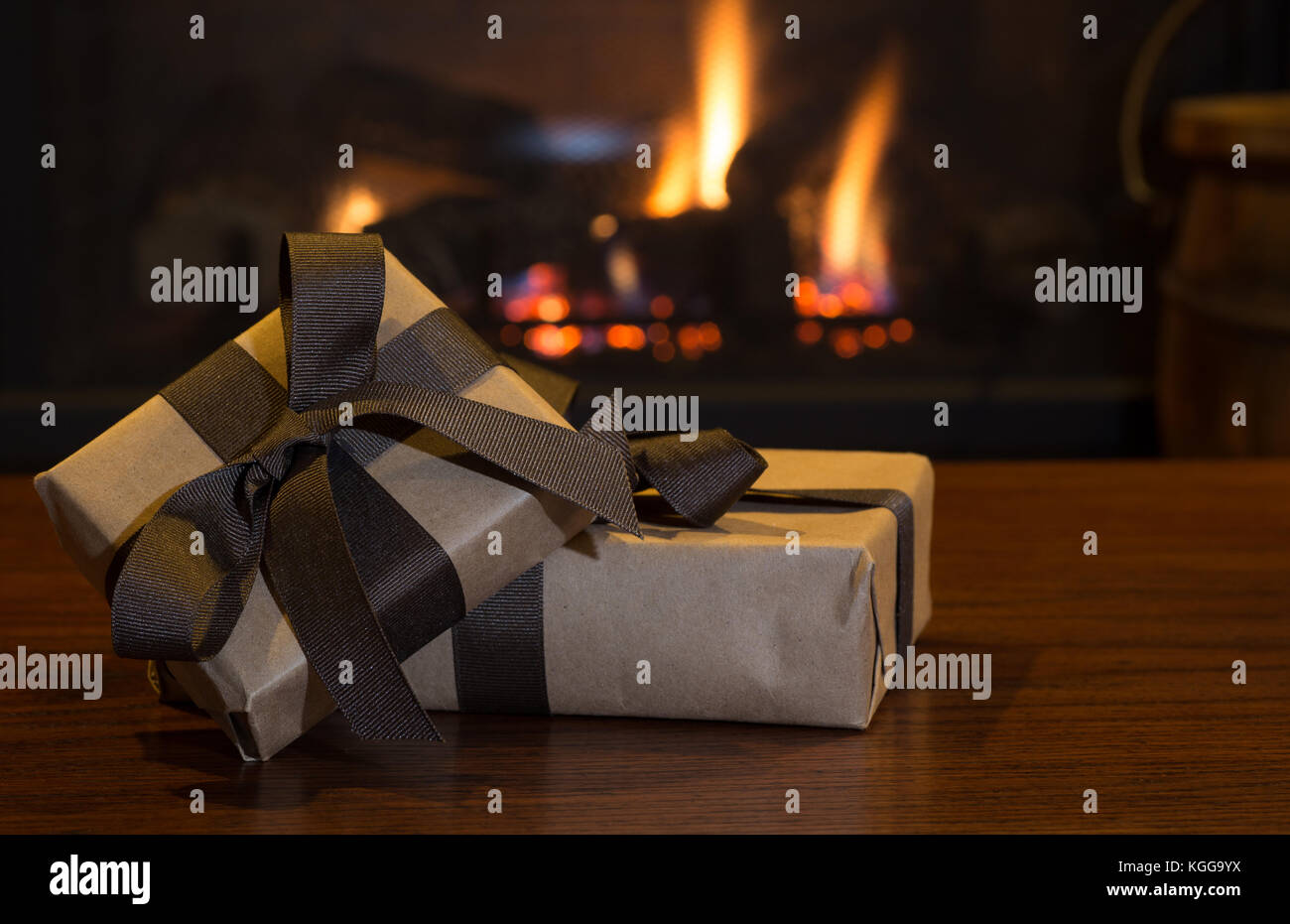 Birthday presents and table hi-res stock photography and images - Alamy