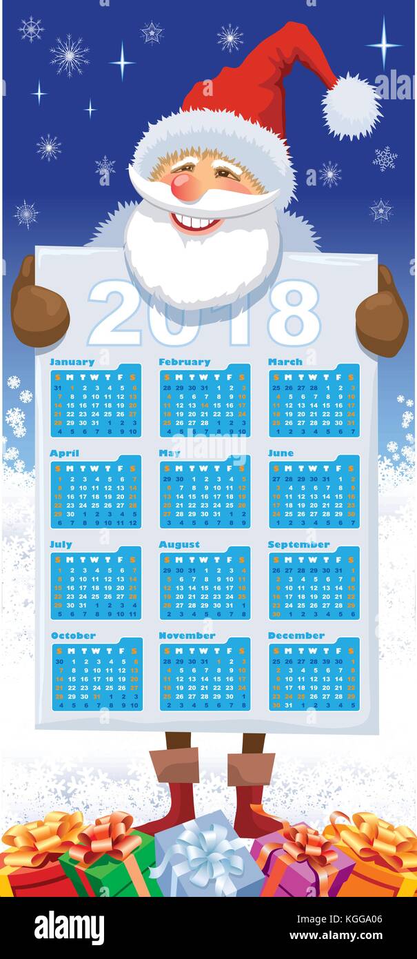 Calendar with santa claus hi-res stock photography and images - Alamy