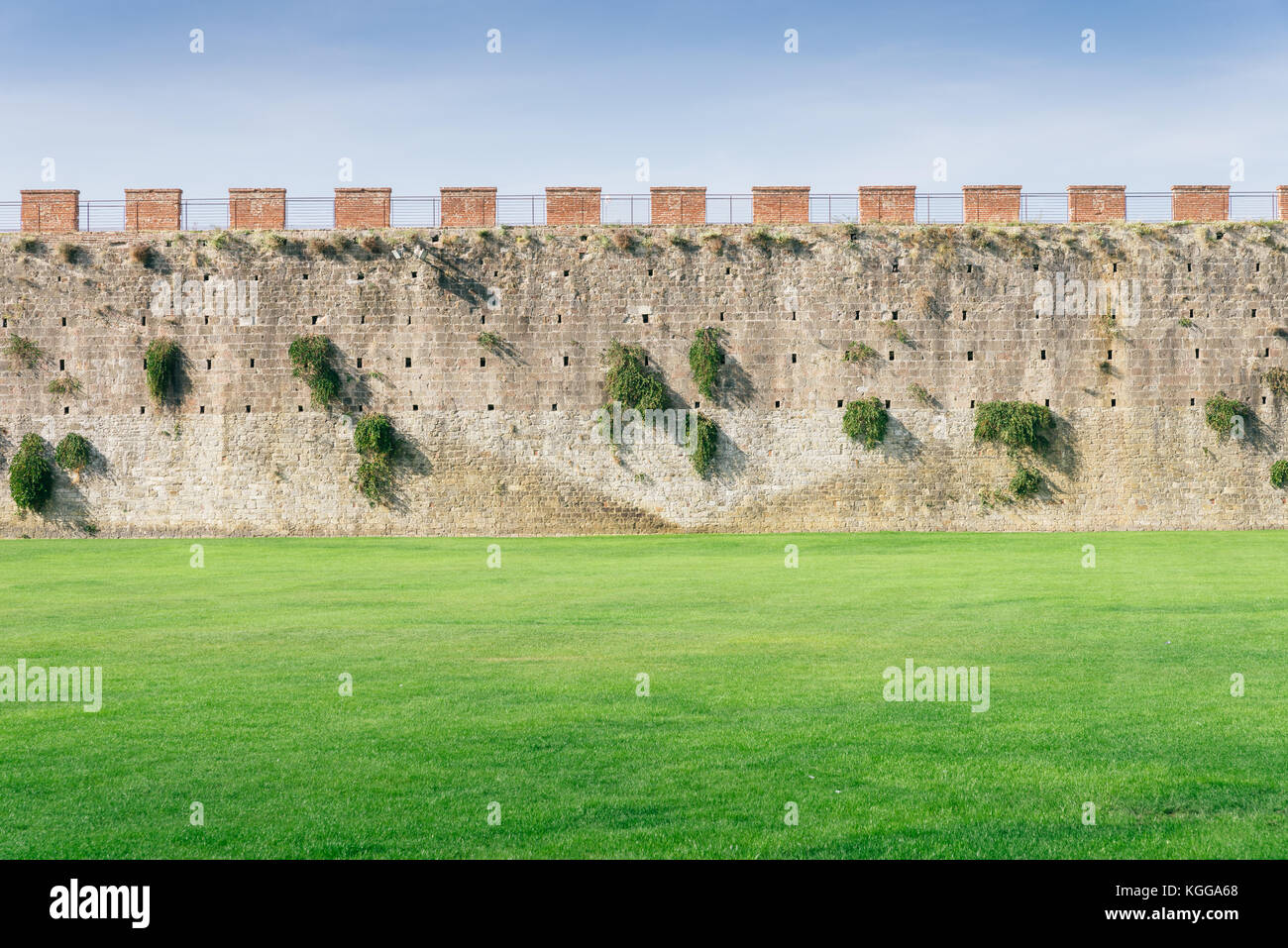 Fortifications in Pisa, Tuscany, Italy Stock Photo - Alamy