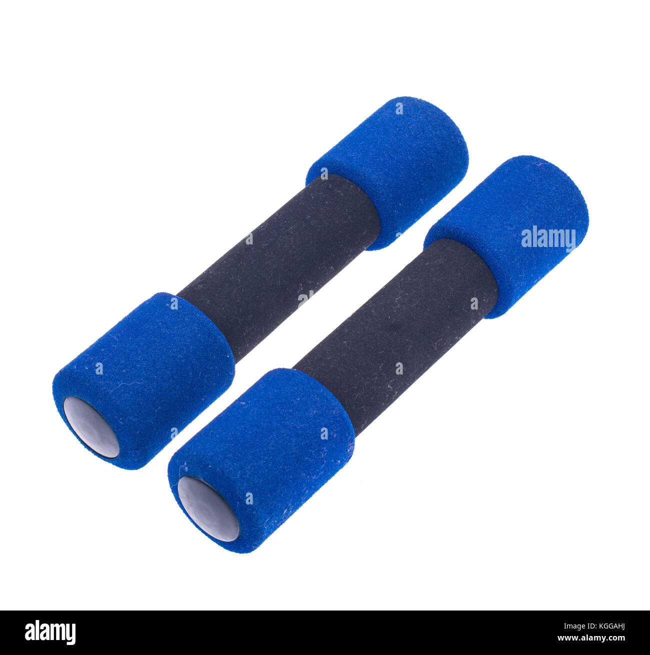 Dumbbells isolated on the white background. Studio Photo Stock Photo ...