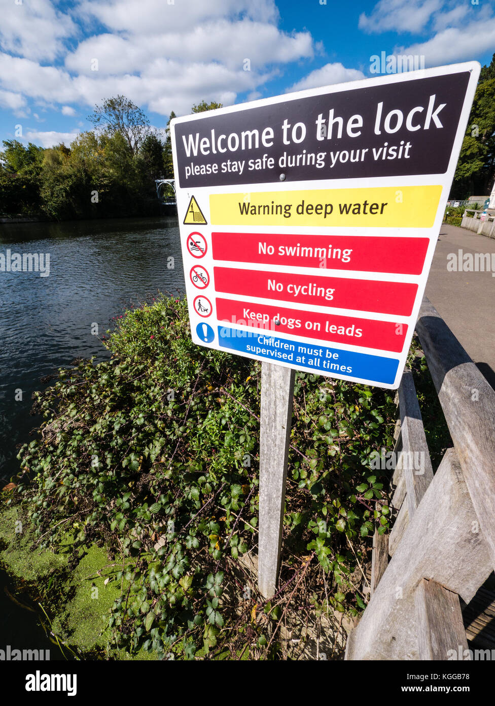 Welcome to The Lock Sign, Marsh Lock, River Thames, Henley-on-Thames ...
