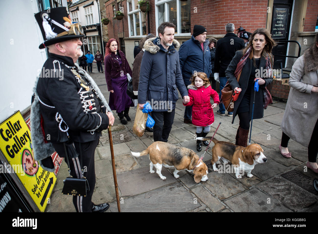 Whitby goth dog hi-res stock photography and images - Alamy