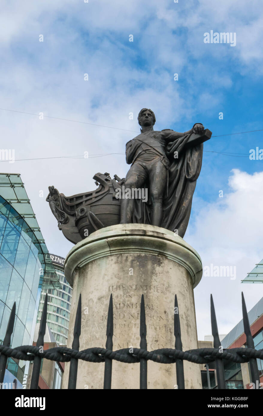 Lord nelson statue birmingham hi-res stock photography and images - Alamy