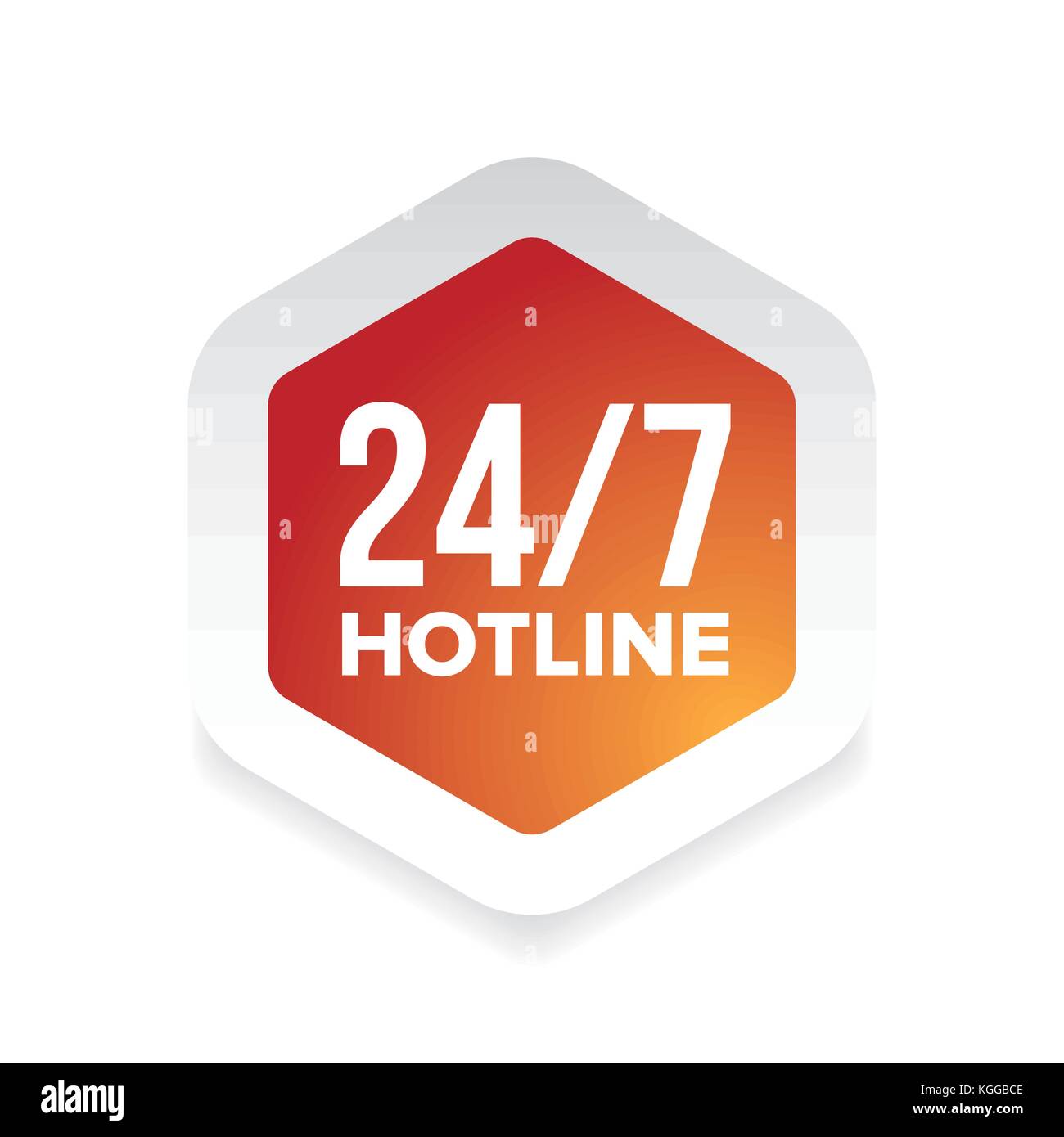 Help hotline icon vector Cut Out Stock Images & Pictures - Alamy