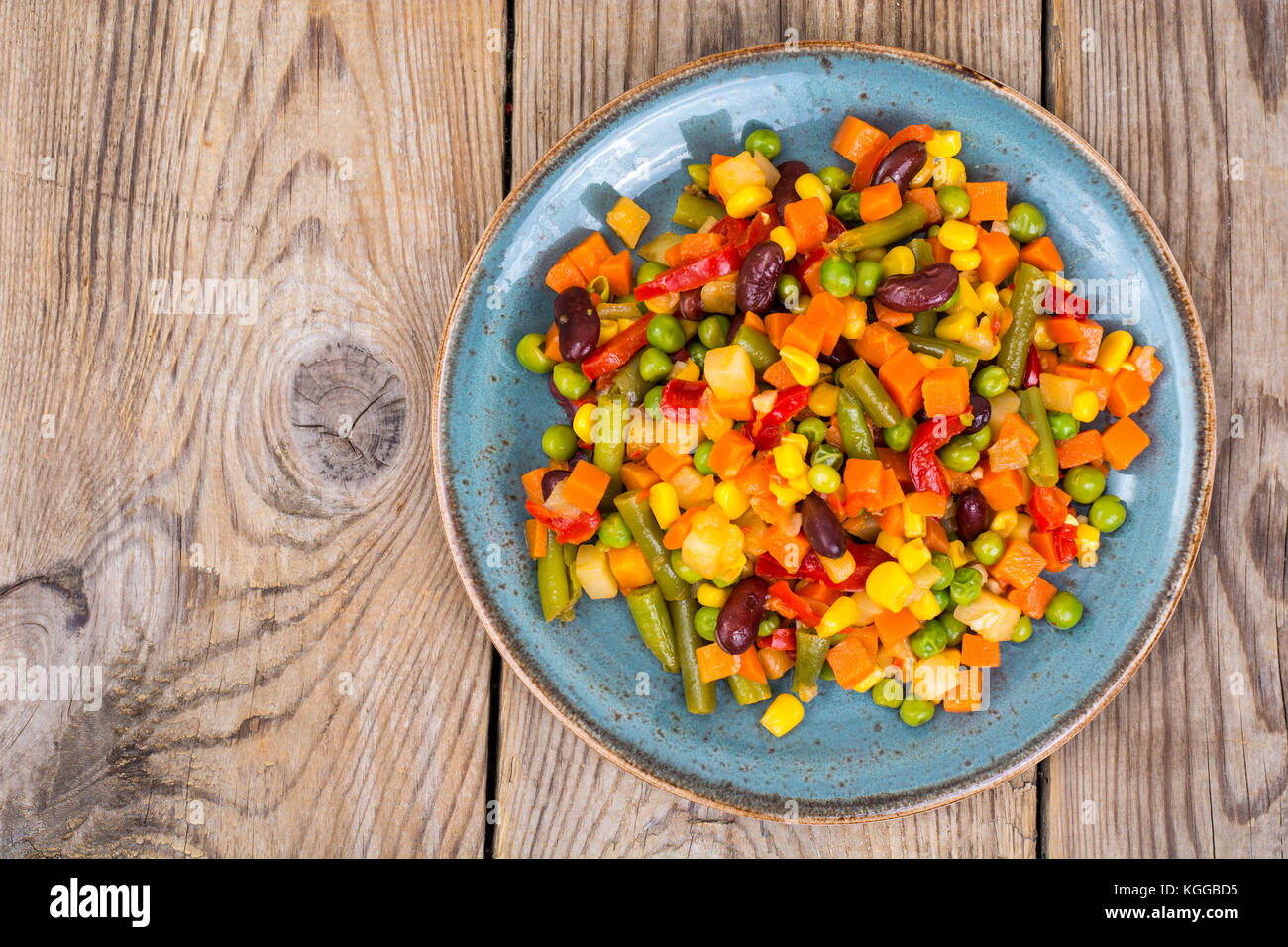 Mix of vegetables with red beans and chili. Studio Photo Stock Photo ...