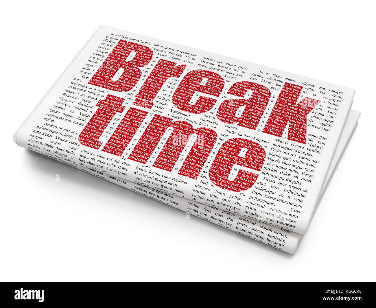 Timeline concept: Break Time on Newspaper background Stock Photo - Alamy