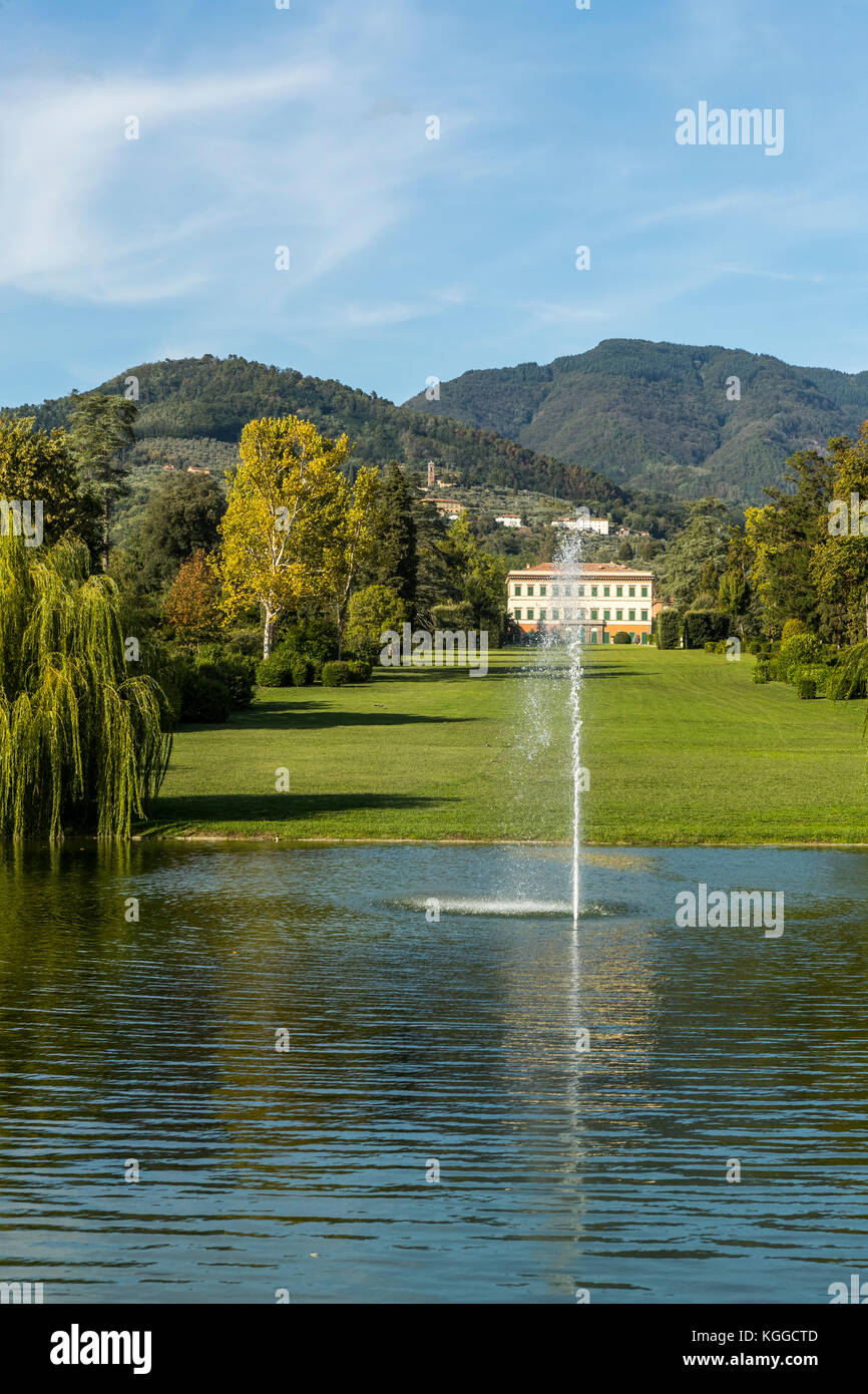 The spectacular house and gardens of Villa Reale, Marlia, Lucca, Italy ...