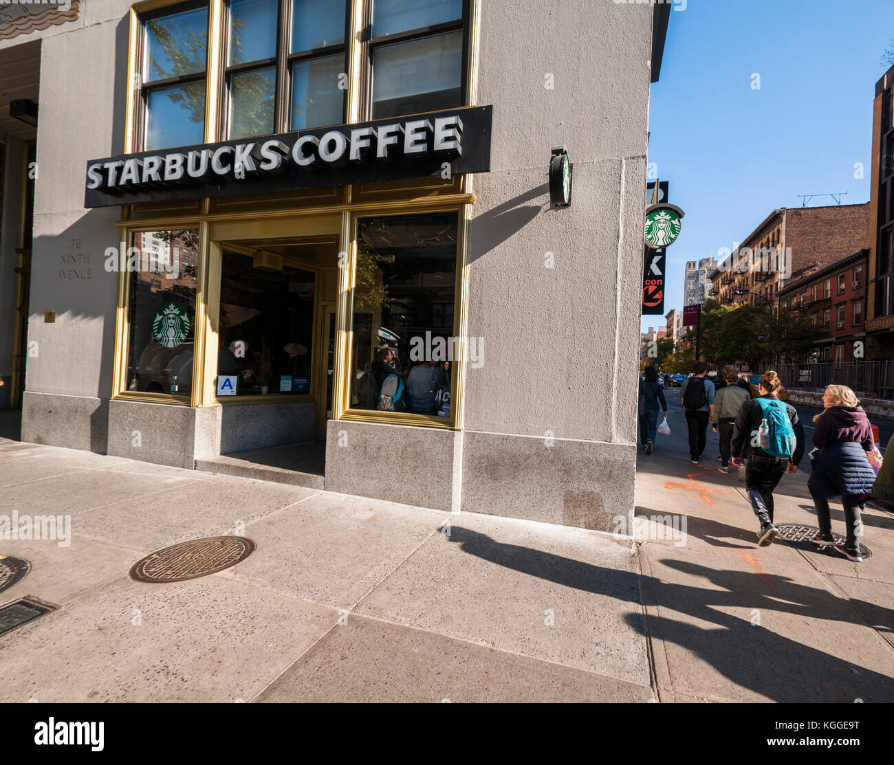 A Starbucks Coffee in Chelsea in New York on Thursday, November 2, 2017 ...