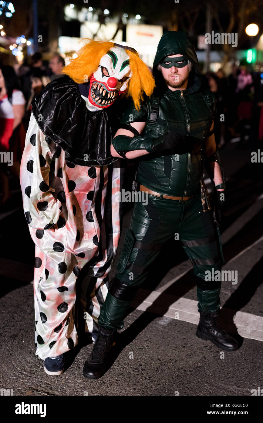LOS ANGELES - OCTOBER 31: Halloween Parade in West Hollywood. October ...