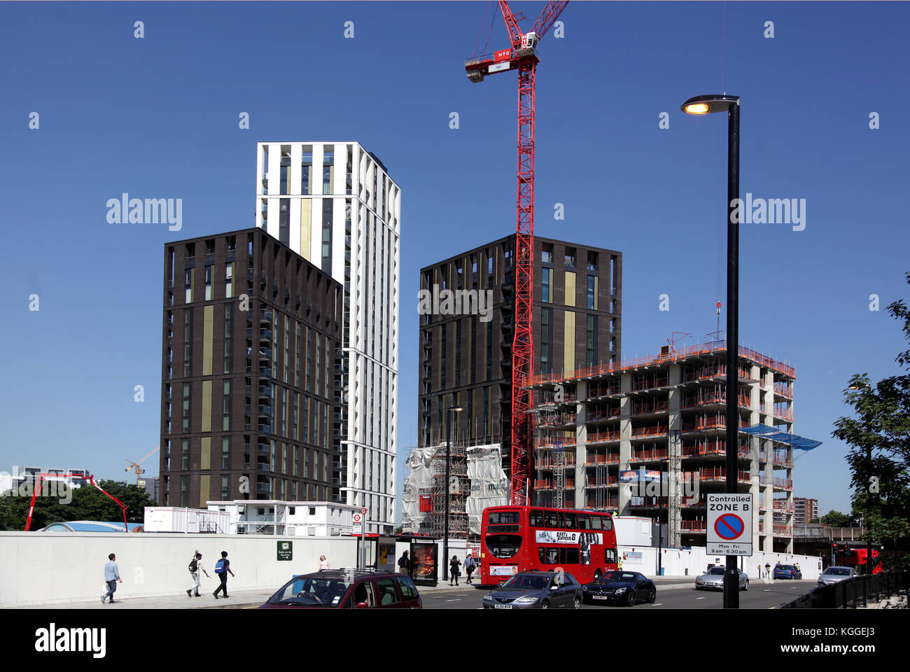 Lewisham town centre showing redevelopment in 2017. Lewisham is the ...