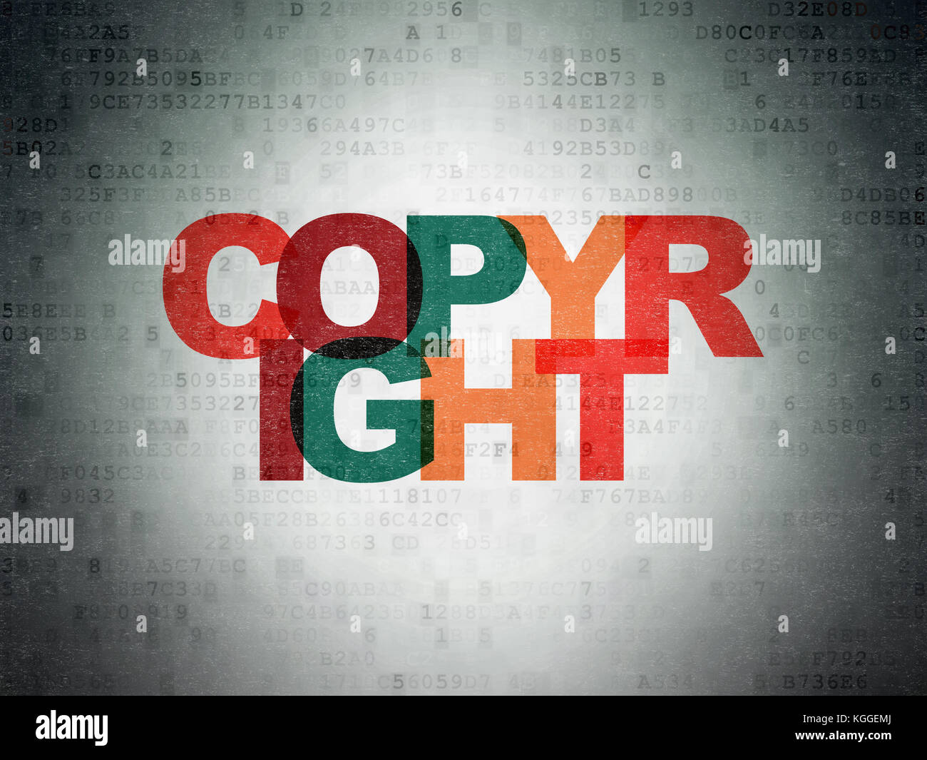 Law concept: Copyright on Digital Data Paper background Stock Photo - Alamy