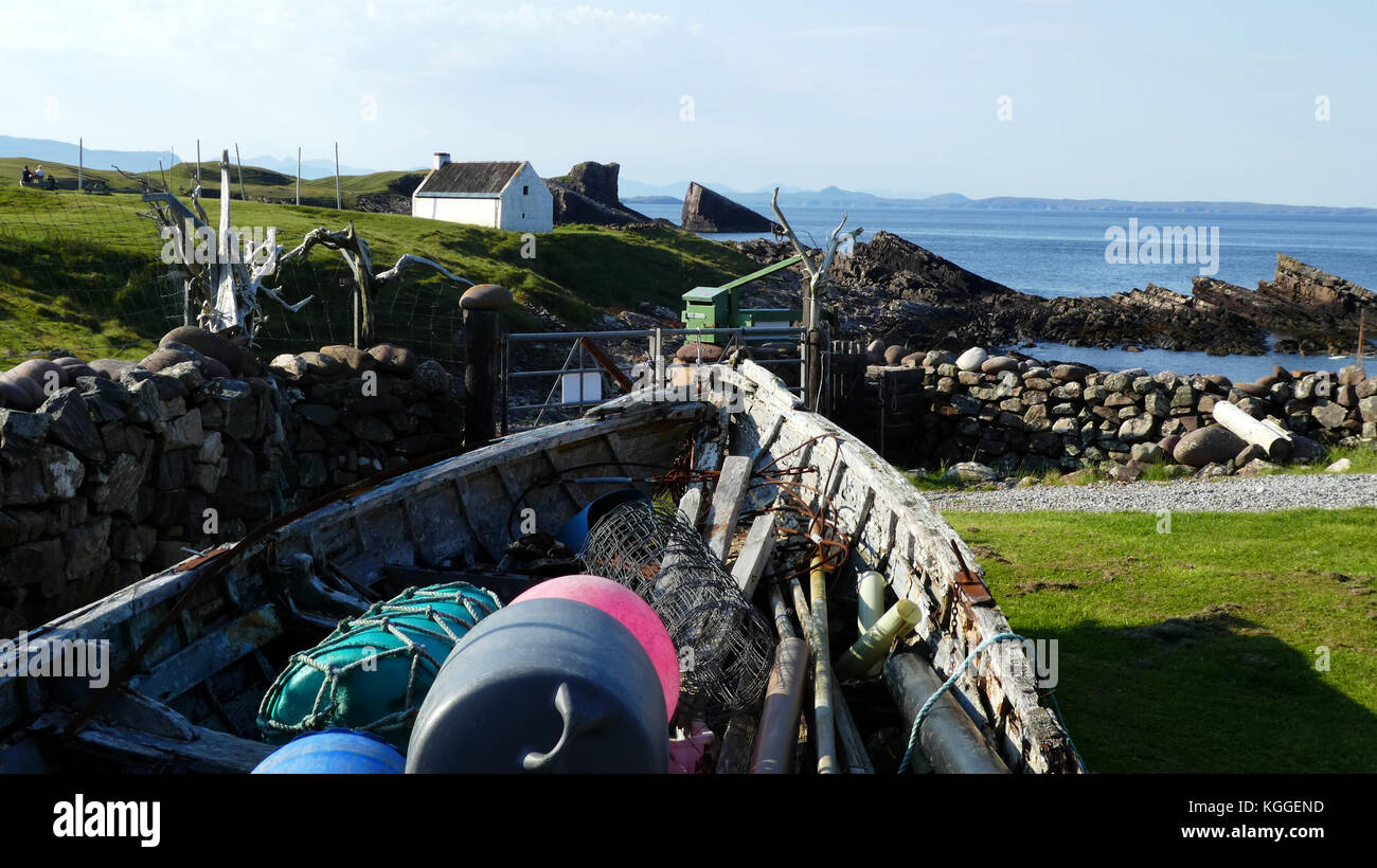 Clachtoll, a coastal fishing and crofting village,on the north western ...
