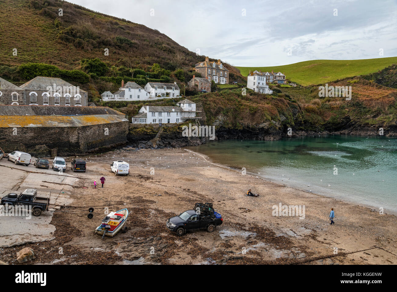 Port Isaac, Cornwall, England, United Kingdom Stock Photo - Alamy