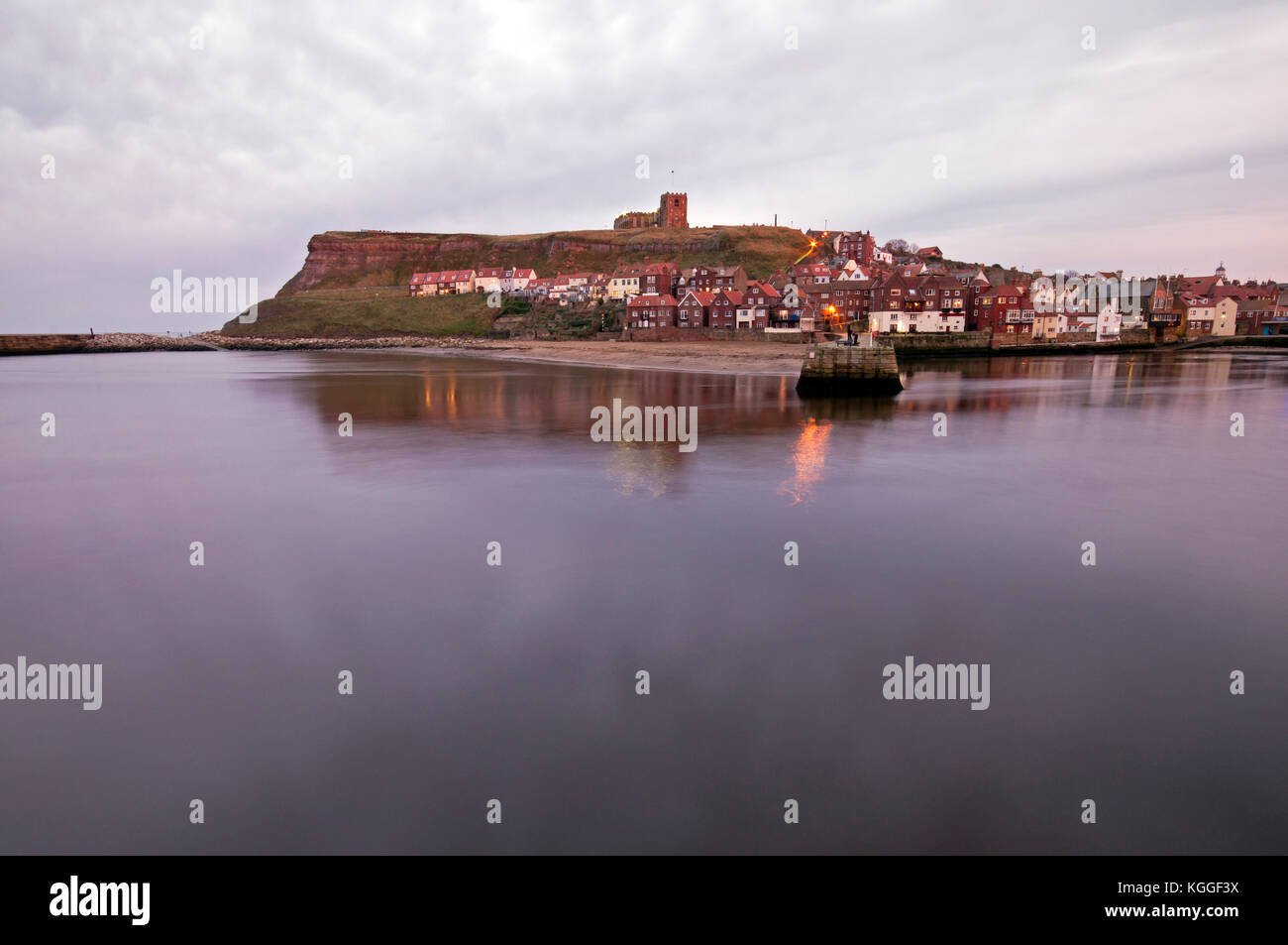 Whitby Harbour on the North Yorkshire Coast Stock Photo - Alamy