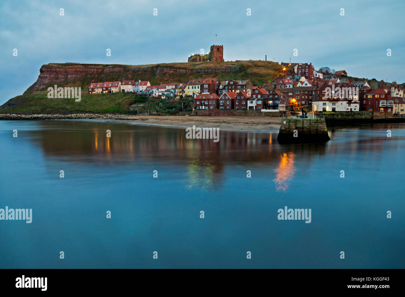 Whitby Harbour on the North Yorkshire Coast Stock Photo - Alamy