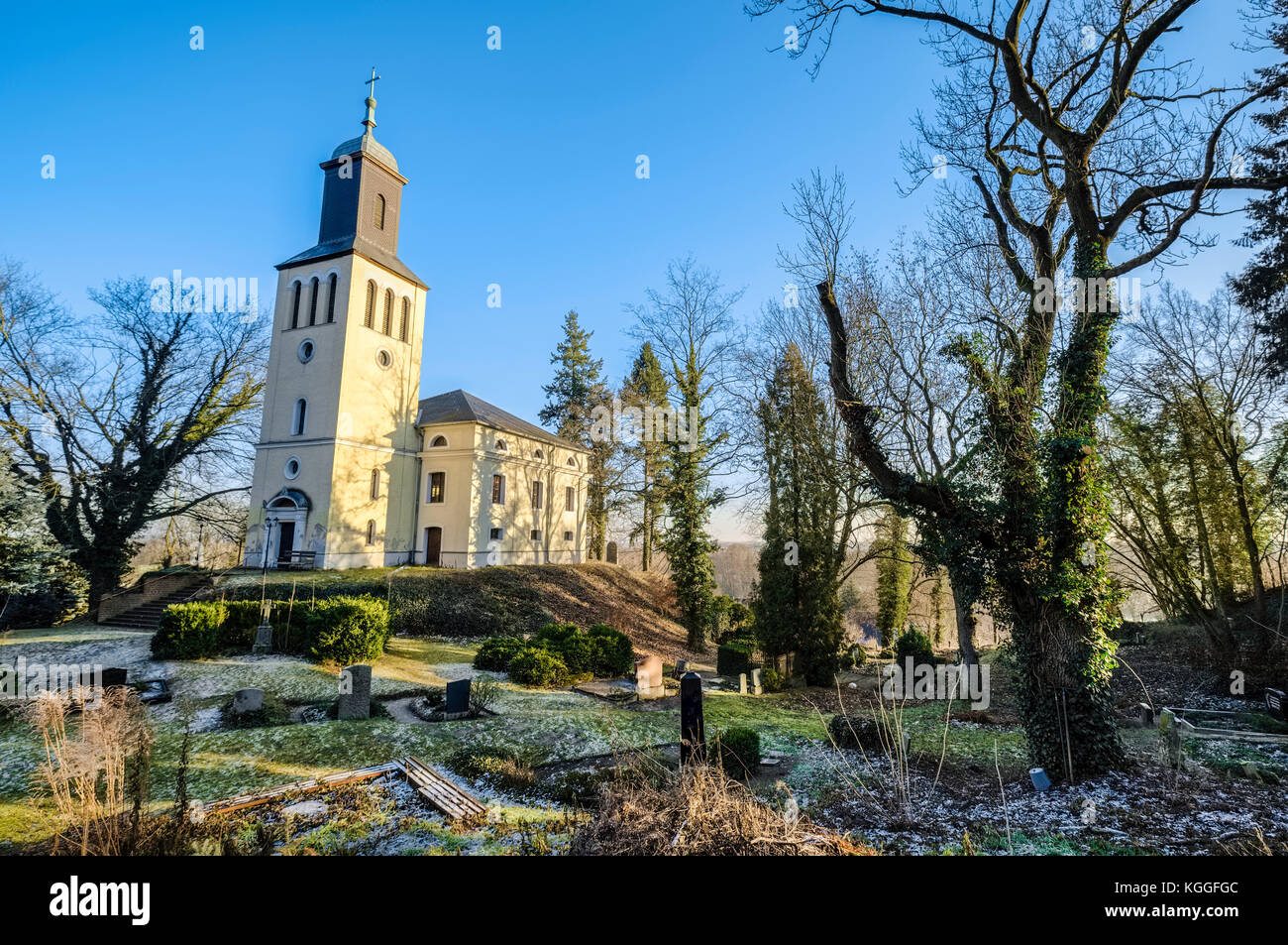 Church in Neutornow near Bad Freienwalde, Brandenburg, Germany Stock ...