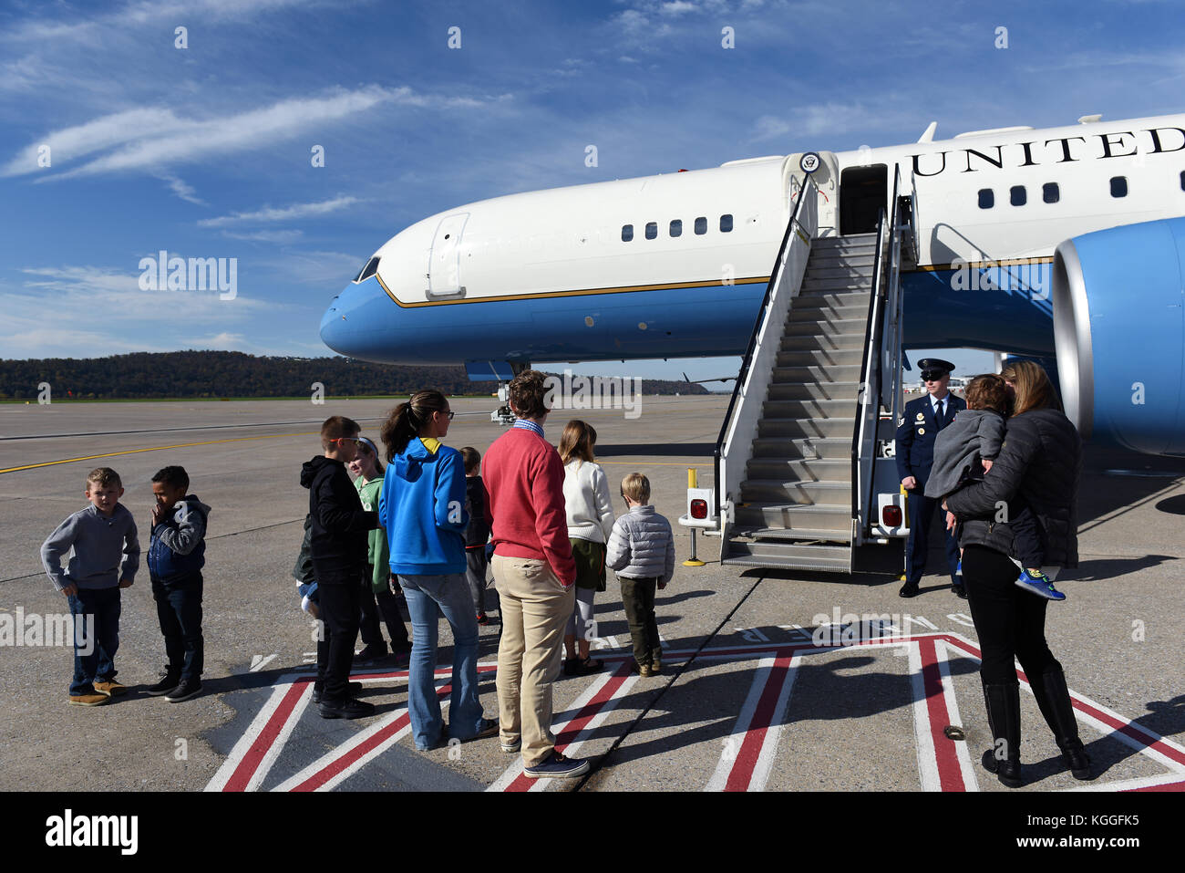 Friends and family of 193rd Special Operations Wing wait to tour Air ...