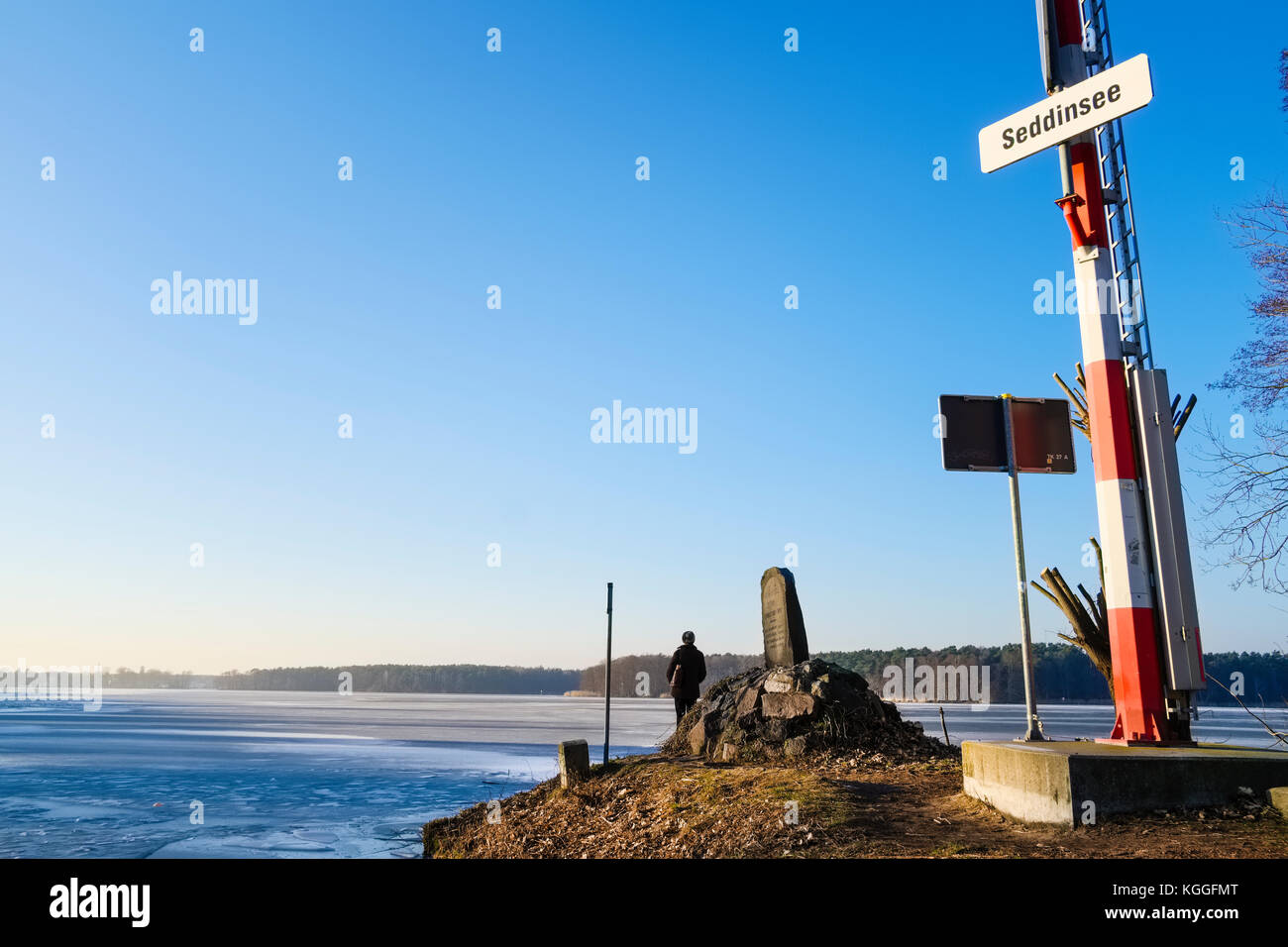 Outfall of Oder-Spree-Canal into Seddinsee, Brandenburg, Germany Stock ...