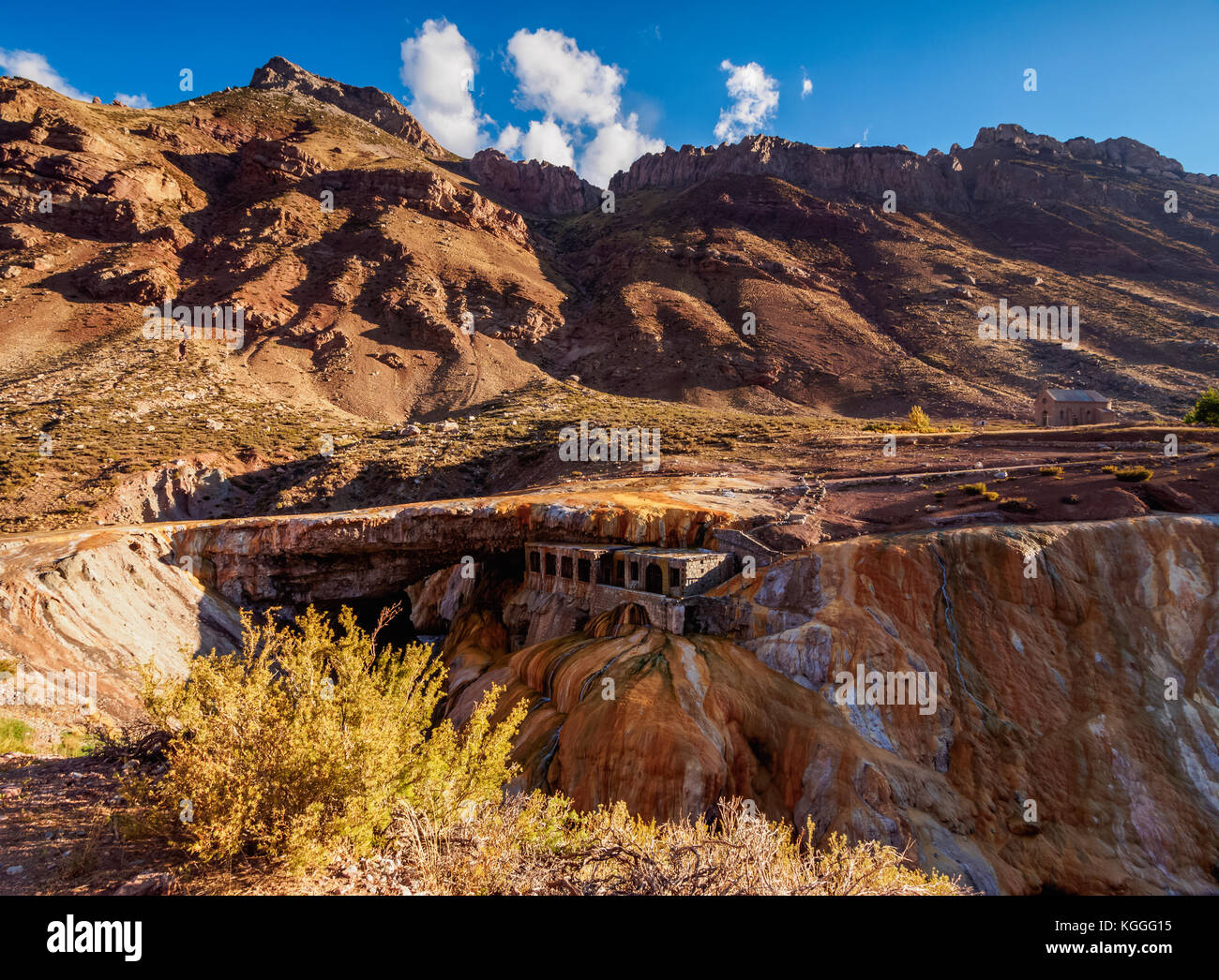The Inca Bridge, Puente del Inca, Central Andes, Mendoza Province ...