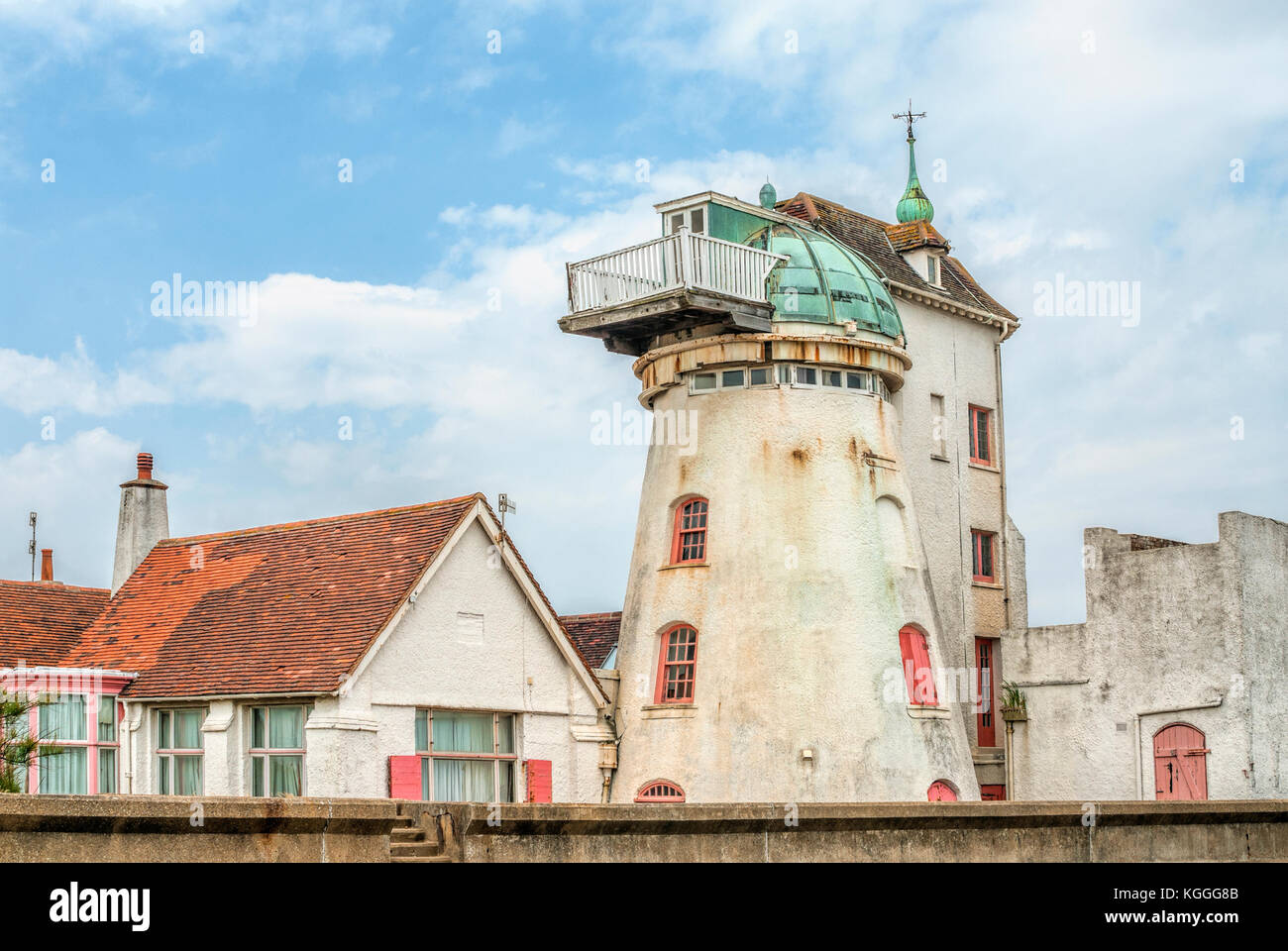 Converted Windmill in Aldeburgh a coastal town in Suffolk, East Anglia ...