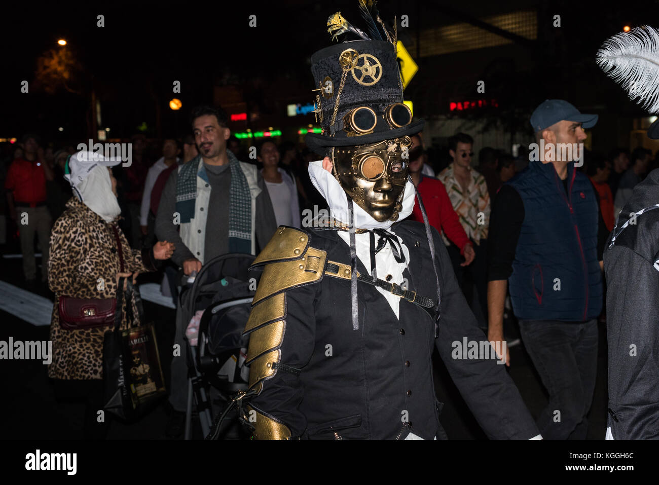 LOS ANGELES - OCTOBER 31: Halloween Parade in West Hollywood. October ...