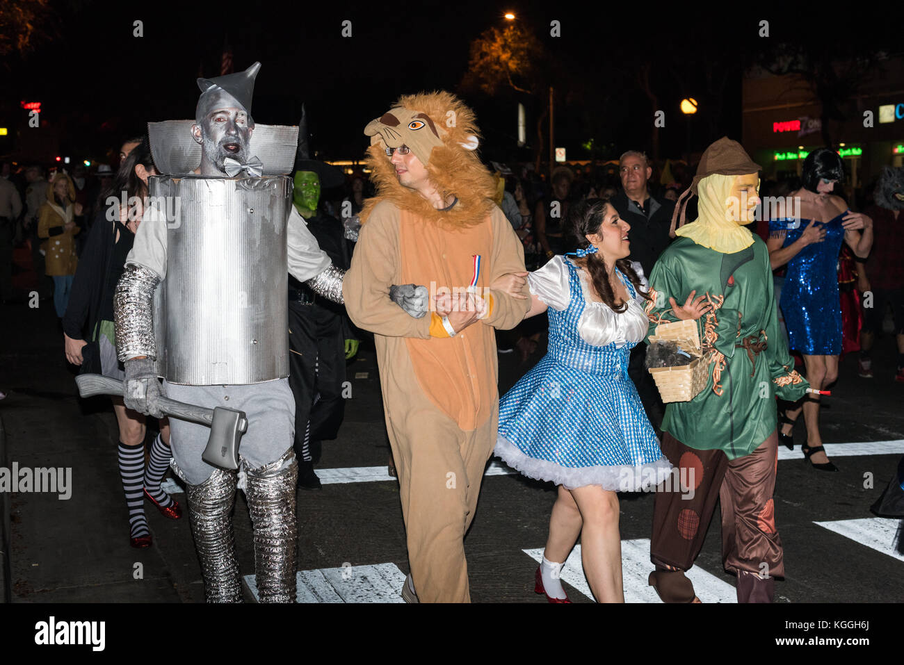 LOS ANGELES - OCTOBER 31: Halloween Parade in West Hollywood. October ...