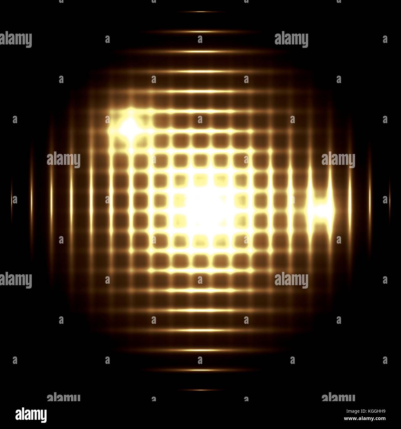 decoration with golden lights vector illustration design Stock Vector ...