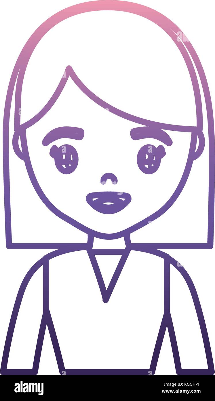 cartoon woman icon Stock Vector Image & Art - Alamy