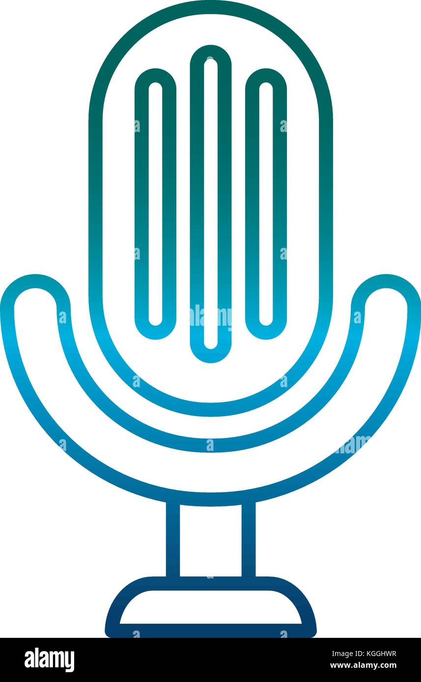 retro microphone Icon Stock Vector Image & Art - Alamy