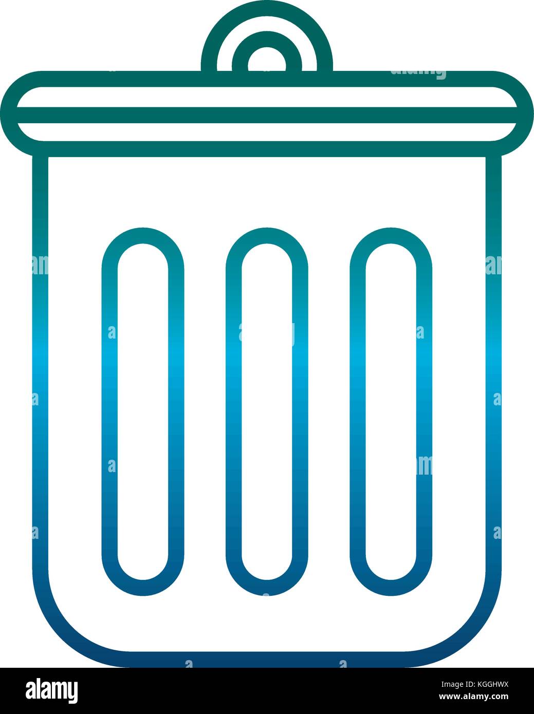 trash bucket Icon Stock Vector Image & Art - Alamy