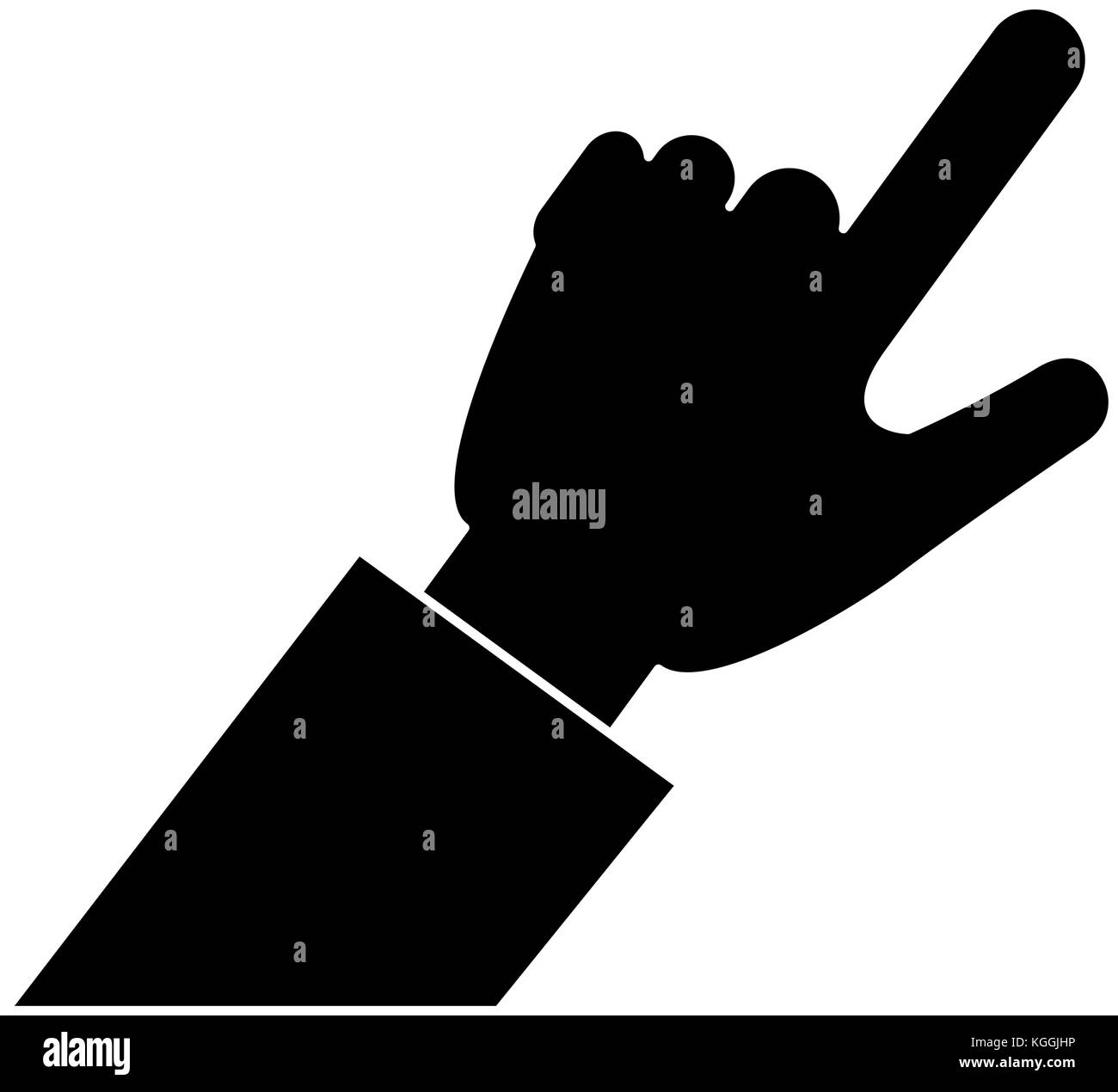 hand human touching icon vector illustration design Stock Vector Image ...