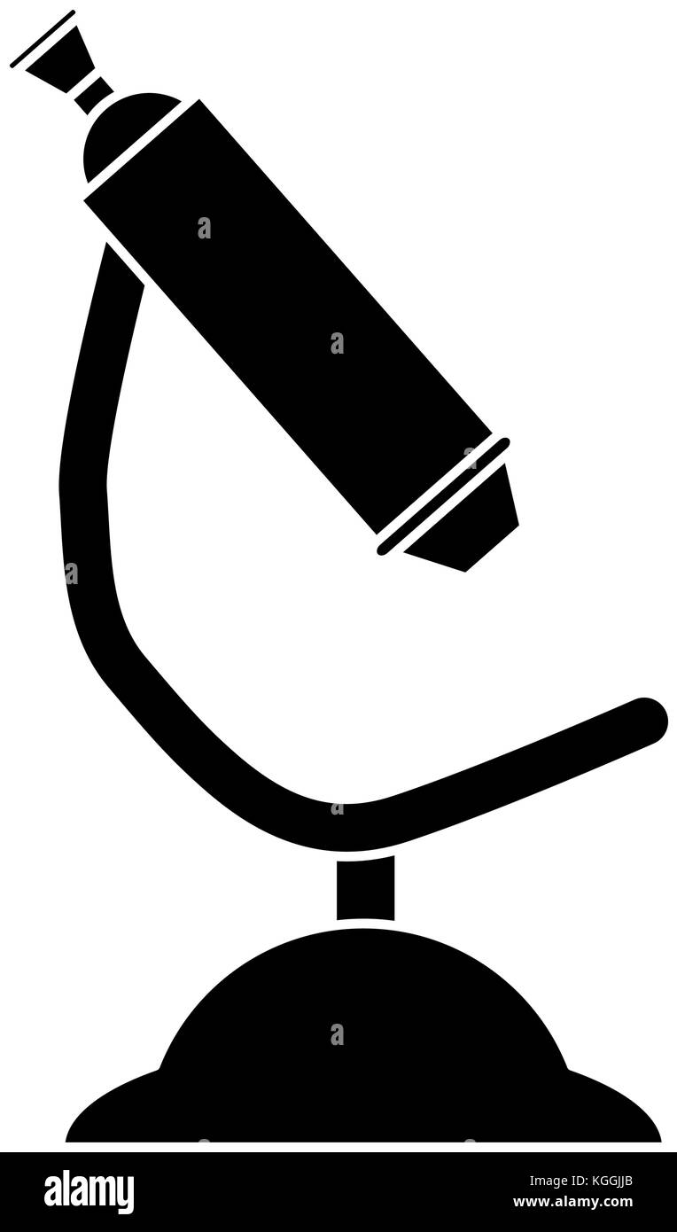 microscope laboratory isolated icon vector illustration design Stock ...