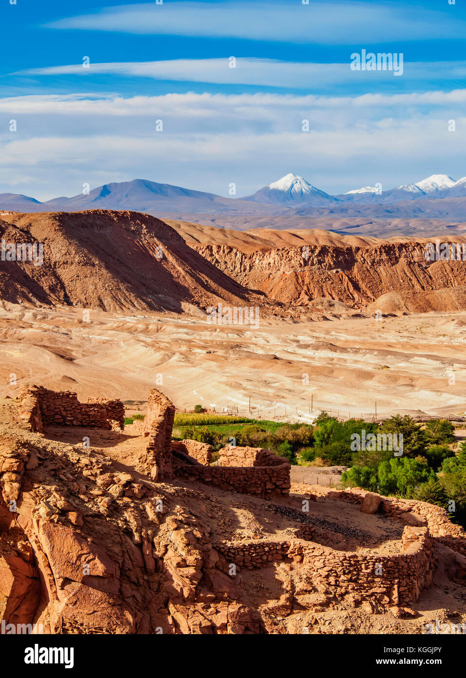 Pukara de Quitor near San Pedro de Atacama, Atacama Desert, Antofagasta ...