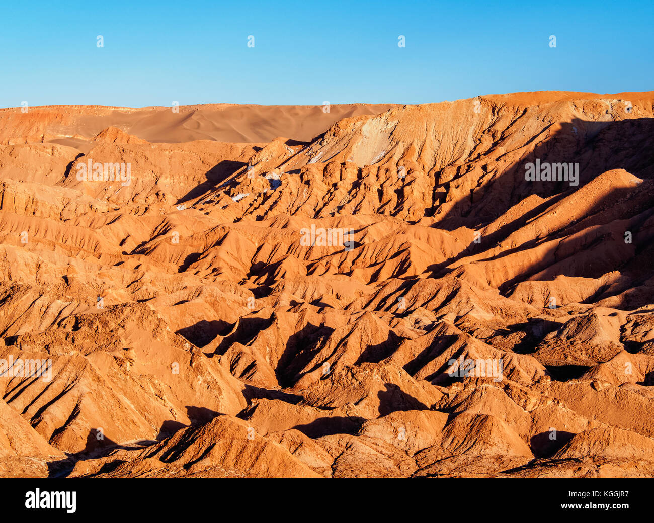 Mars Valley or Death Valley, elevated view, San Pedro de Atacama ...
