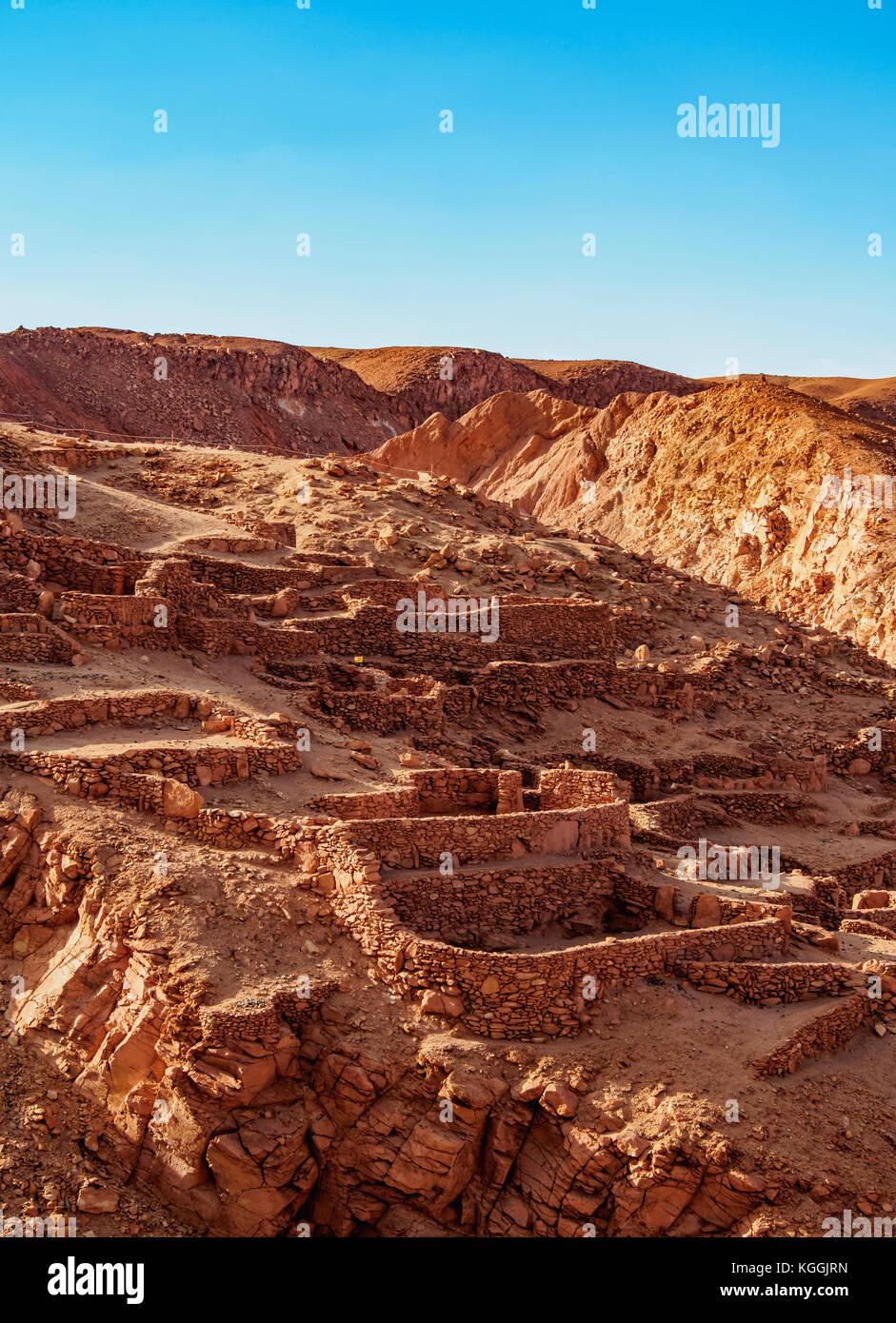 Pukara de Quitor near San Pedro de Atacama, Atacama Desert, Antofagasta ...