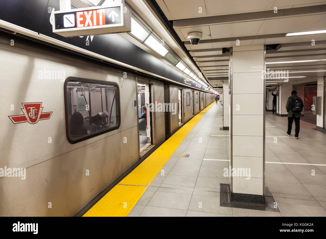 Inside toronto subway train hi-res stock photography and images - Alamy