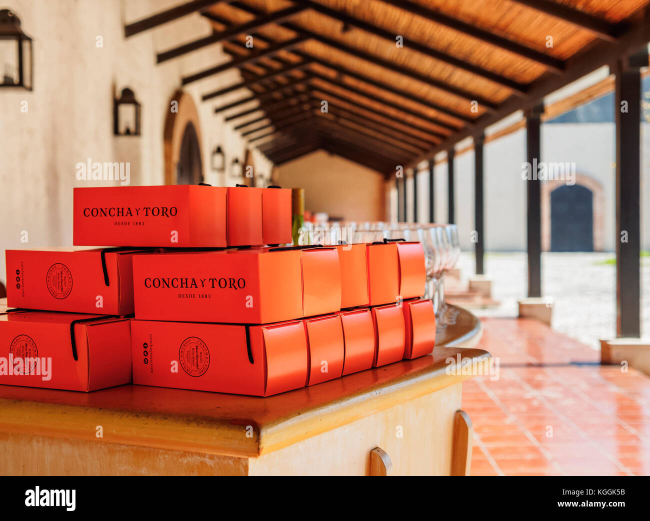 Concha y Toro Winery, Pirque, Santiago Metropolitan Region, Chile Stock ...