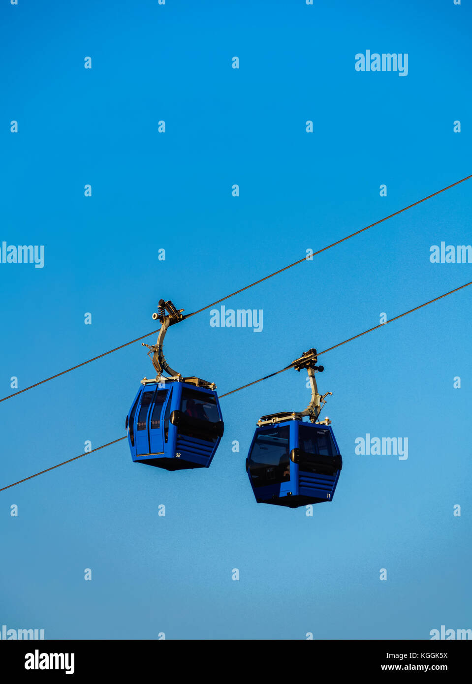 Cable Car in the Metropolitan Park, Santiago, Chile Stock Photo - Alamy