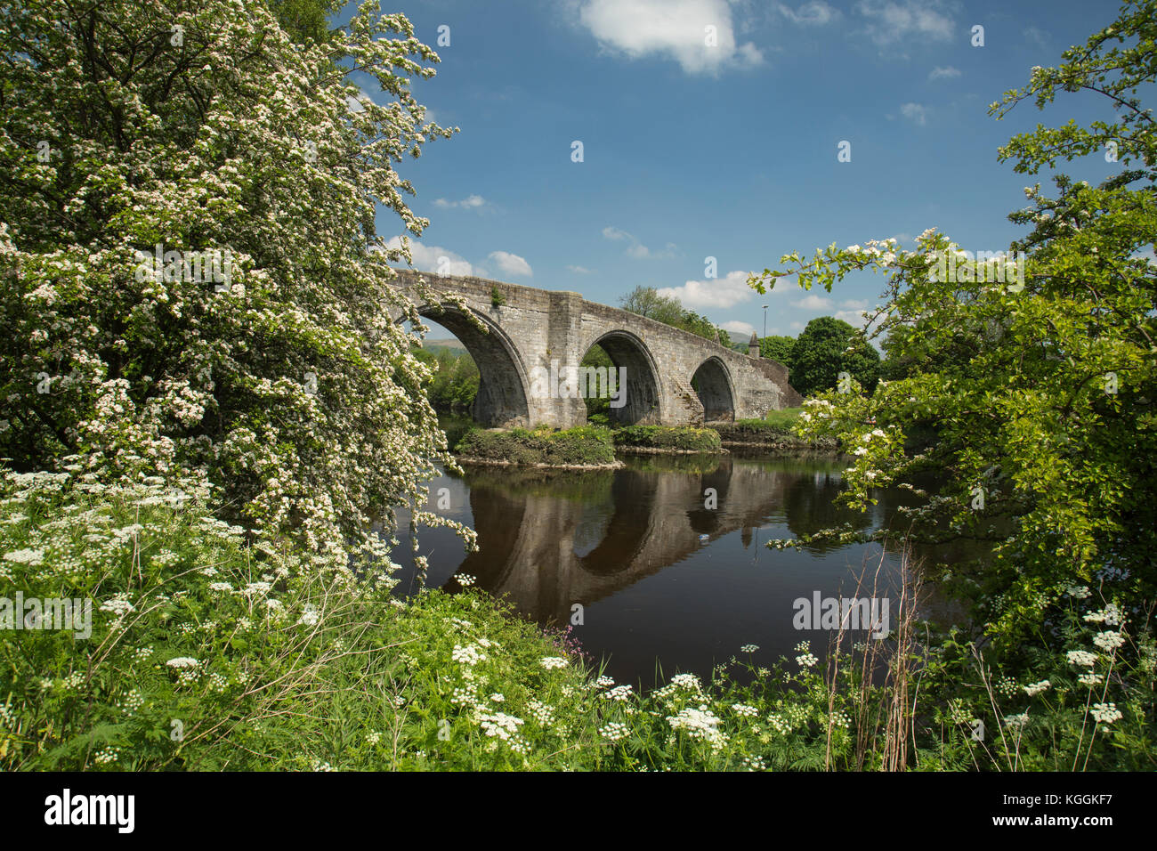 Stirling Bridge, Scotland, scene of the historic Battle of Stirling ...