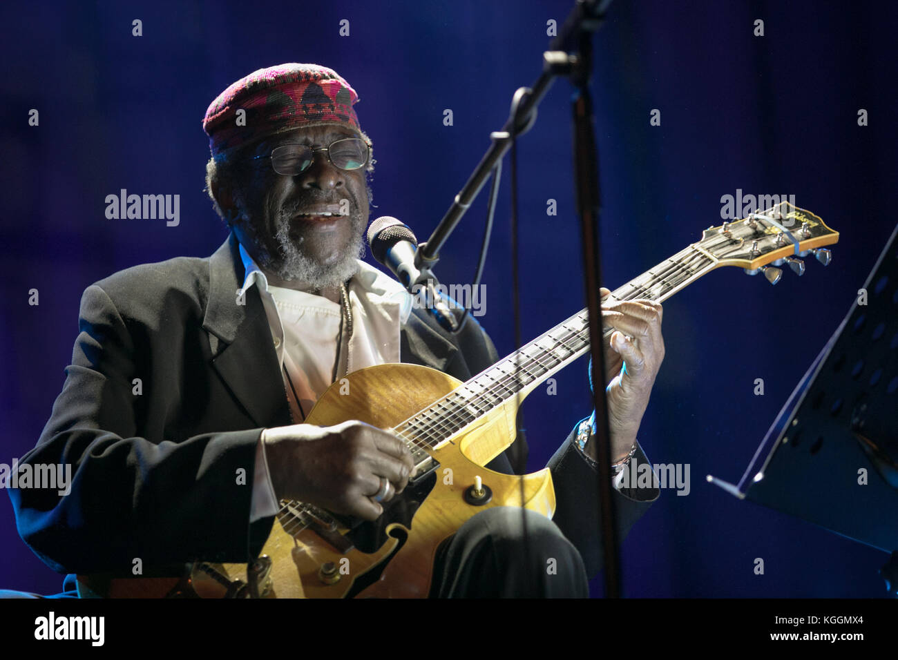 James Blood Ulmer performance at 21st Jazz Fest Sarajevo Stock Photo ...